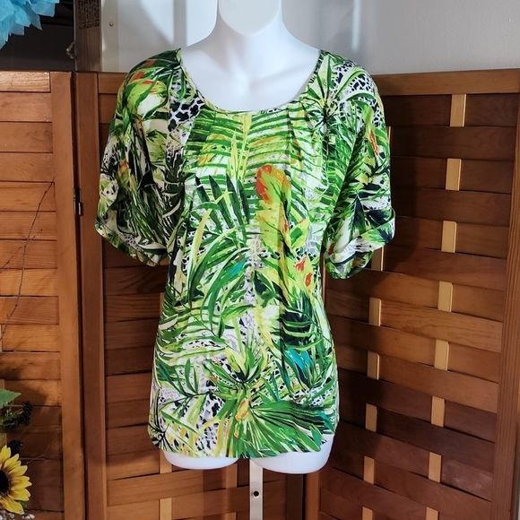 Cato | Tops | Cato Brand Tropical Design Shirt | Poshmark
